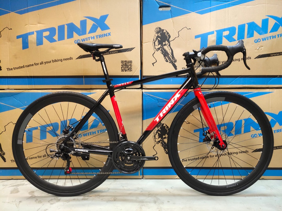 《免費送貨》TRINX TEMPO 1.1 - 21速 碟剎 700C 鋁合金 公路車, 運動產品, 單車及配件, 單車 - Carousell