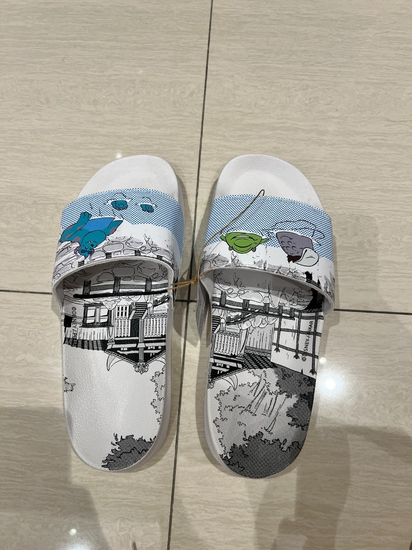 Adidas Slide Monsters Inc, Men's Fashion, Footwear, Slippers & Slides ...