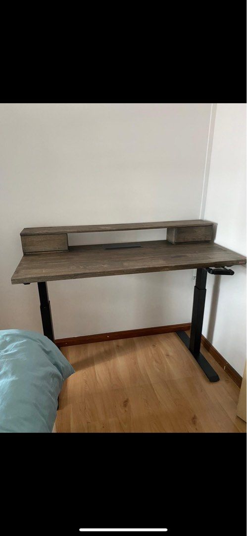 Adjustable Height Study Table, Furniture & Home Living, Furniture ...