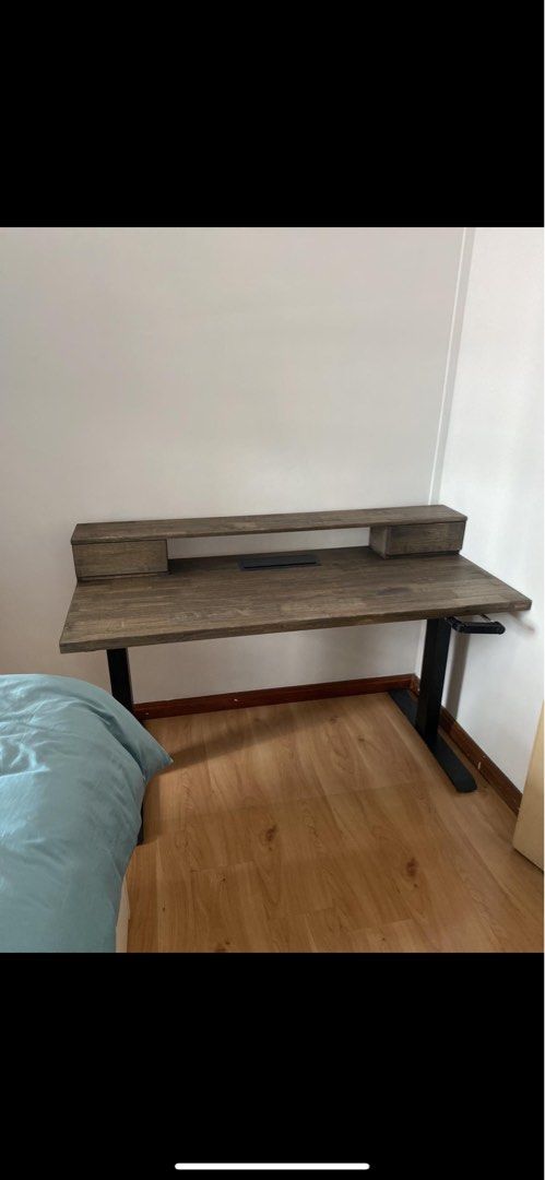 Adjustable Height Study Table, Furniture & Home Living, Furniture ...