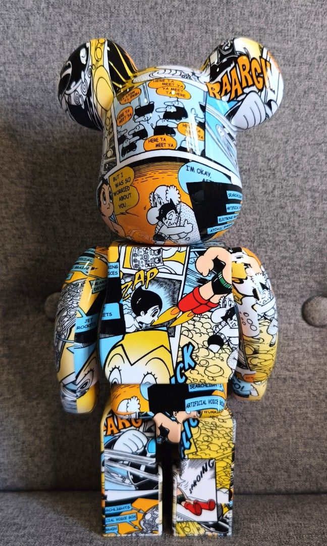 Astroboy Pluto Battle Comic Bearbrick 400% Medicom Toy Promotional ...