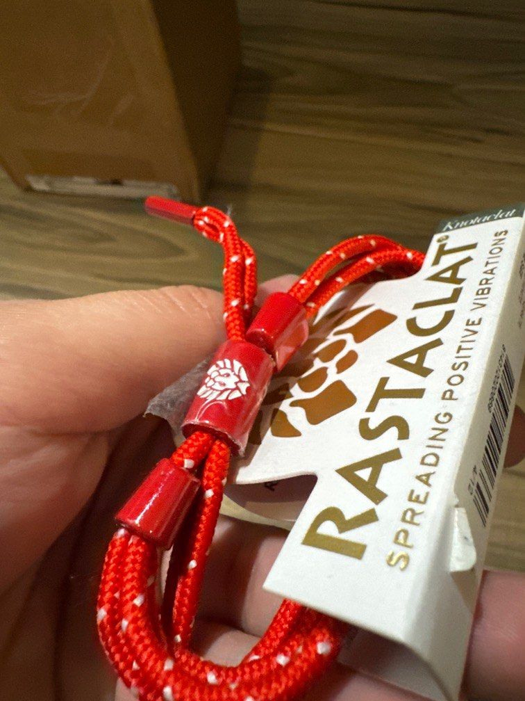 Authentic Rastaclat red bracelet, Men's Fashion, Watches & Accessories ...