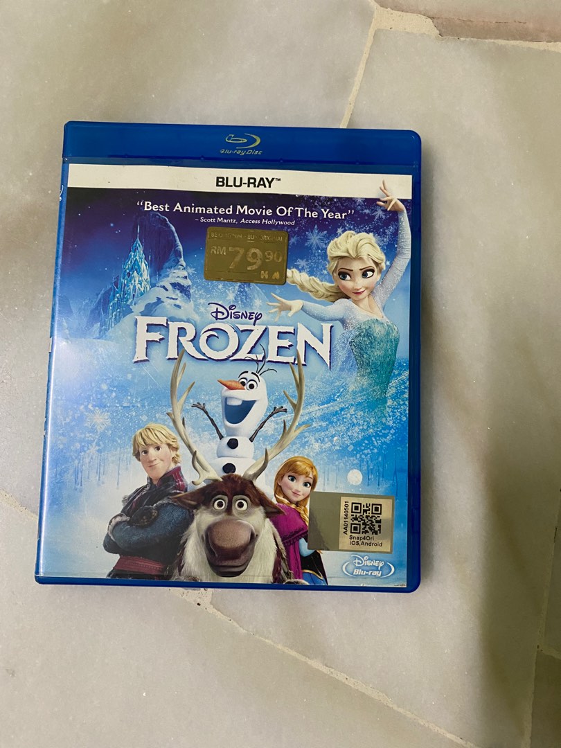 Original Blu-ray disc , Disney Frozen, TV & Home Appliances, TV ...