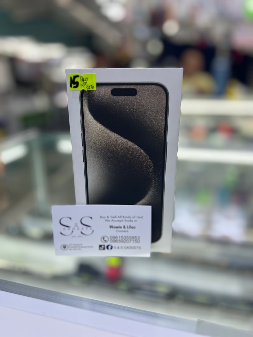 Brandnew sealed iPhone 15 pro 256gb Natural titanium not activated NTC ...