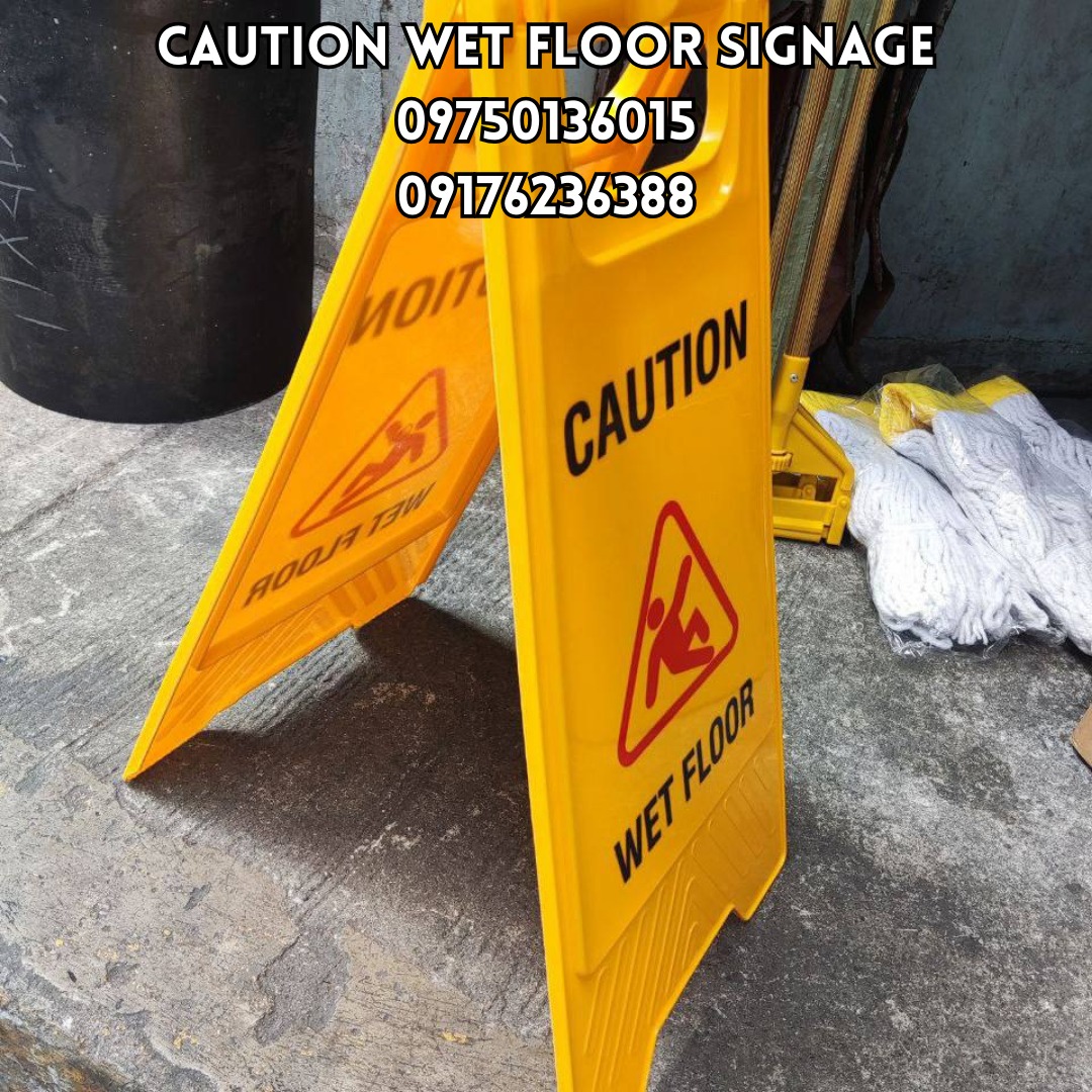 Caution Wet Floor Signage, Commercial & Industrial, Industrial ...