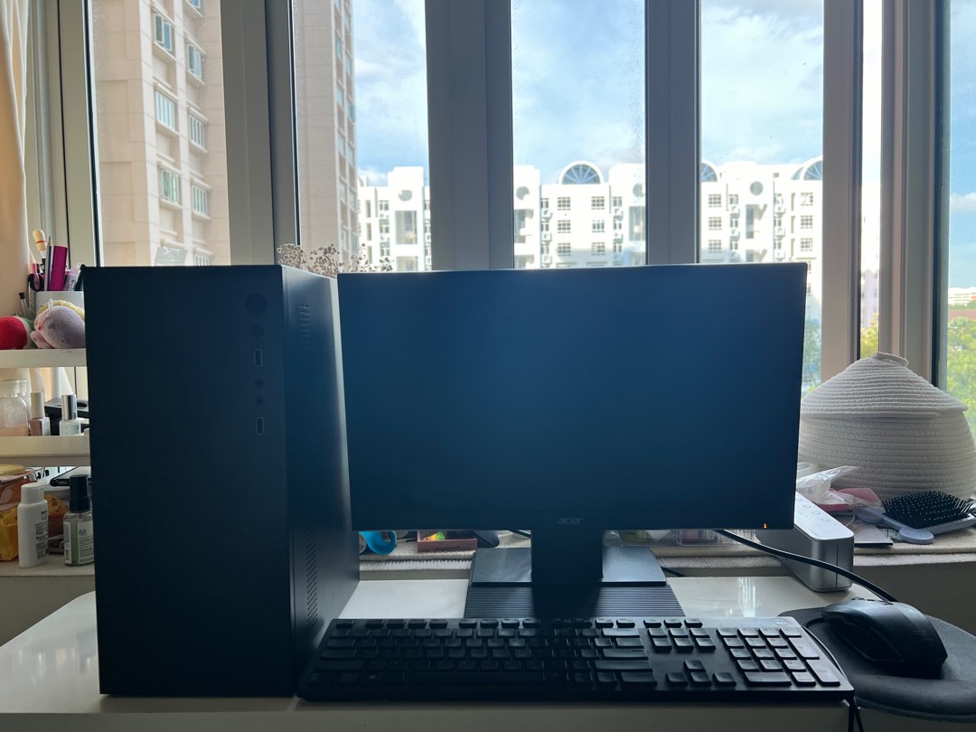 Complete Refurbished Mini desktop PC Set - i5, Win 10, with Monitor ...