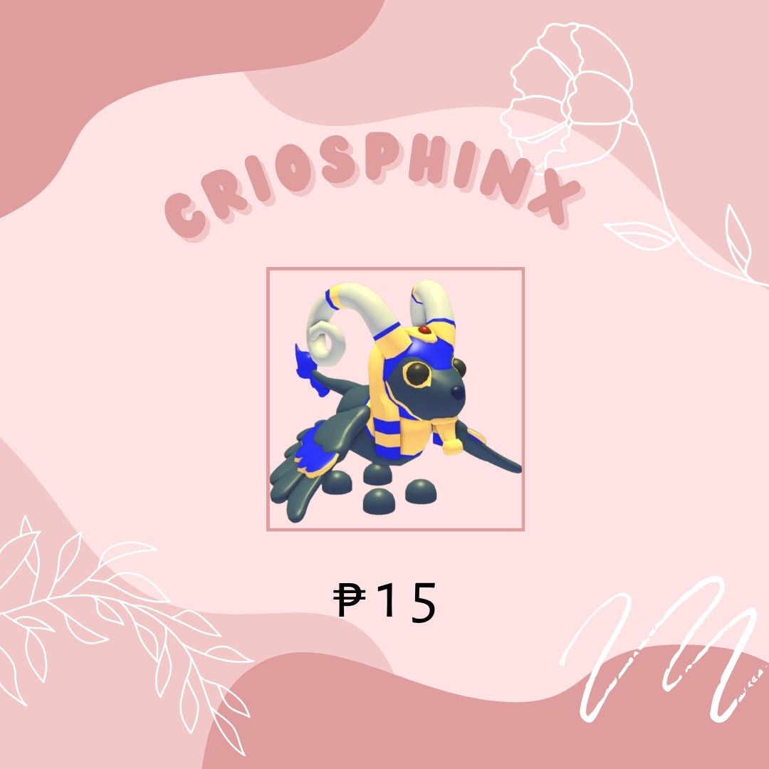 Criosphinx| Adopt Me| Legendary, Video Gaming, Gaming Accessories, In ...