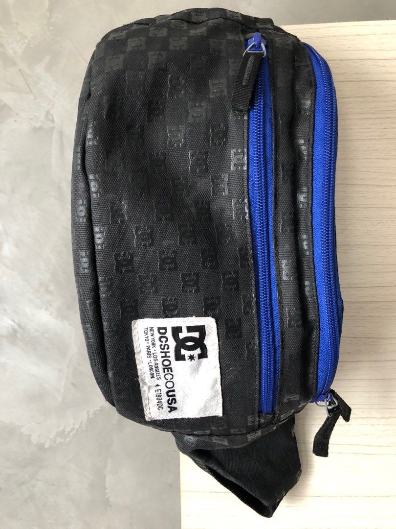 DC skateboard retro porch bag, Men's Fashion, Bags, Belt bags, Clutches ...