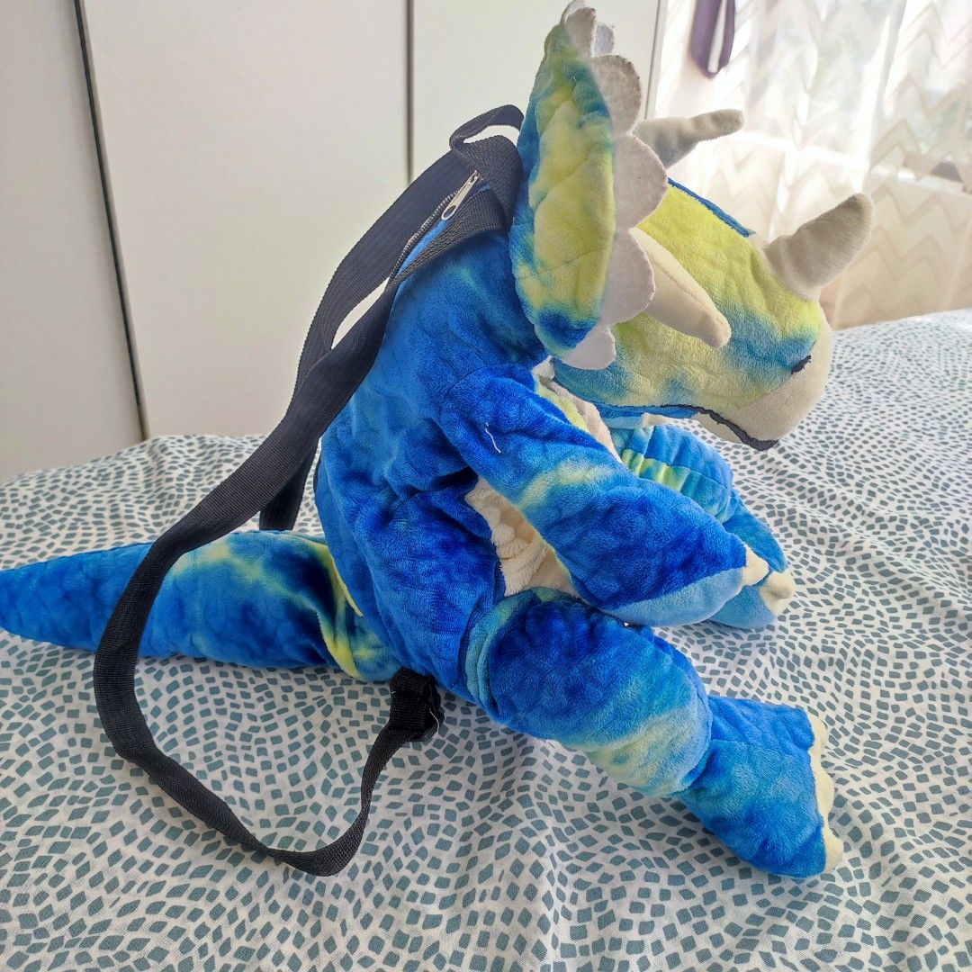 Dinosaur backpack t-rex triceratops kids bag, Babies & Kids, Babies ...