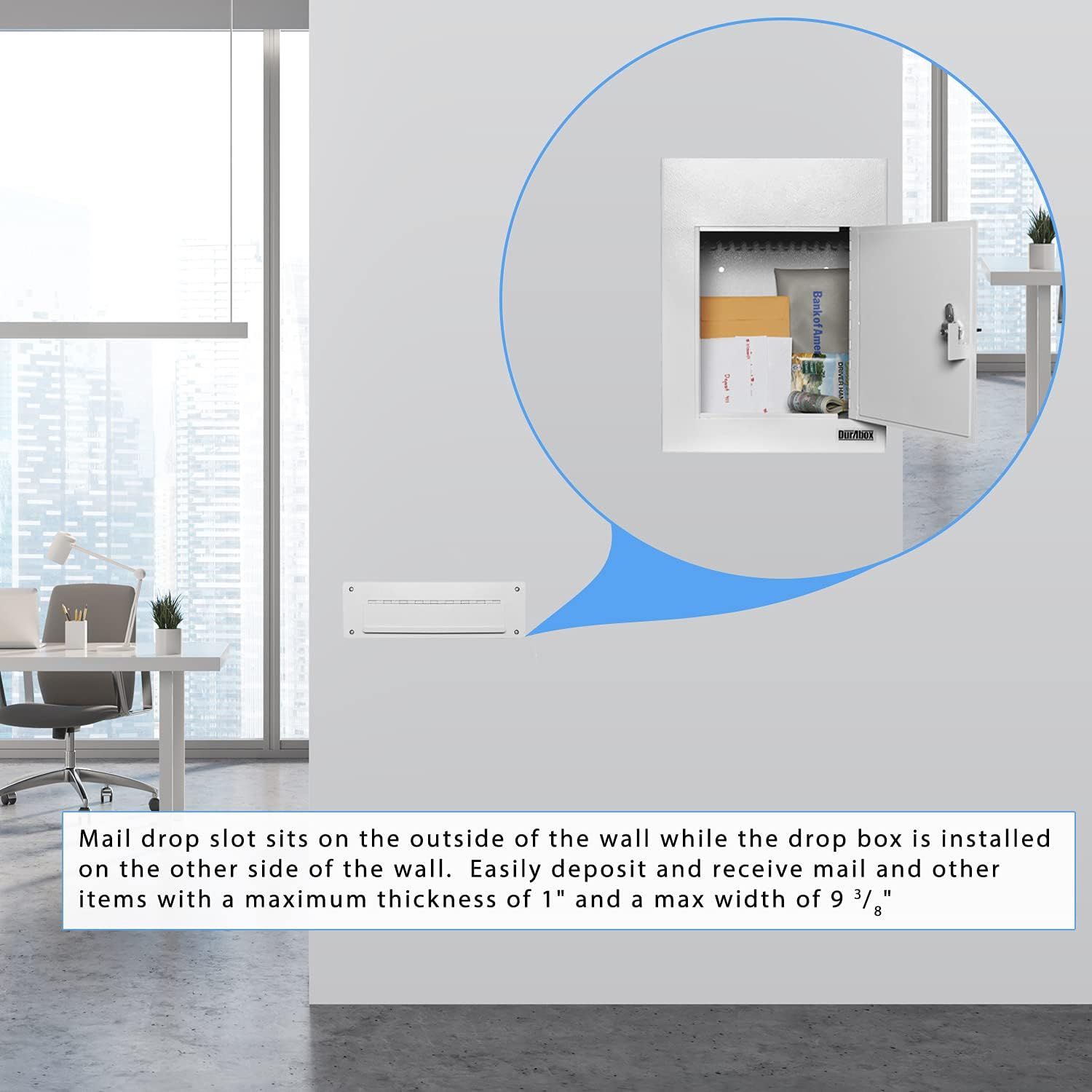 Durabox D700 Through the Wall Drop Box, Tubular Key Locking Secure ...