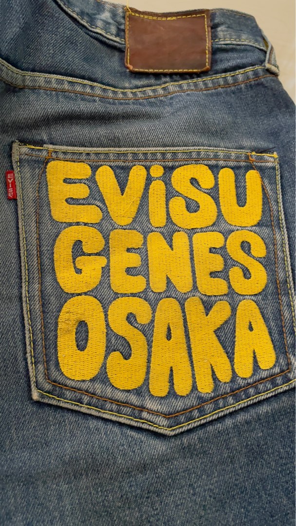 Evisu genes osaka, Men's Fashion, Bottoms, Jeans on Carousell