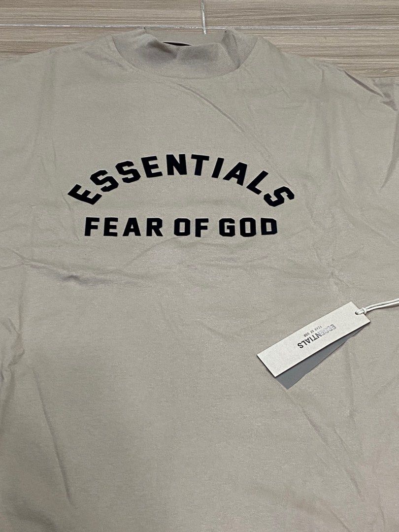 Fear of God Essentials SS23 Bonded Logo Dubai Exclusive (Black Dusty ...