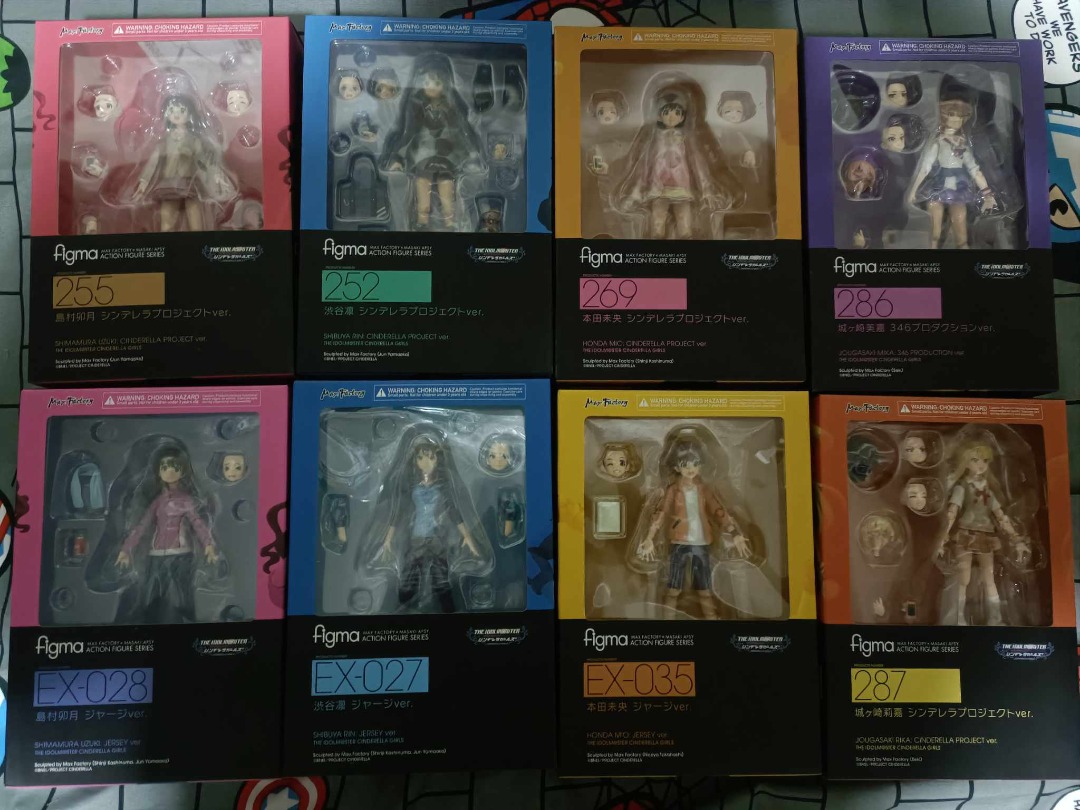 Figma Idolmaster Cinderella project & Jersey Ver Gift set, Hobbies ...