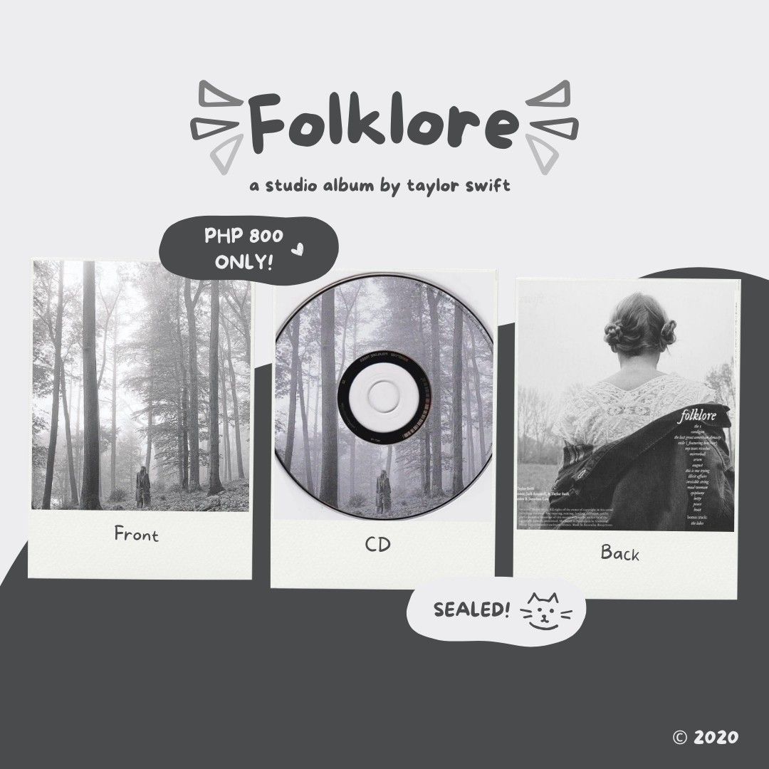 Folklore Studio Album, Hobbies & Toys, Music & Media, CDs & DVDs on ...