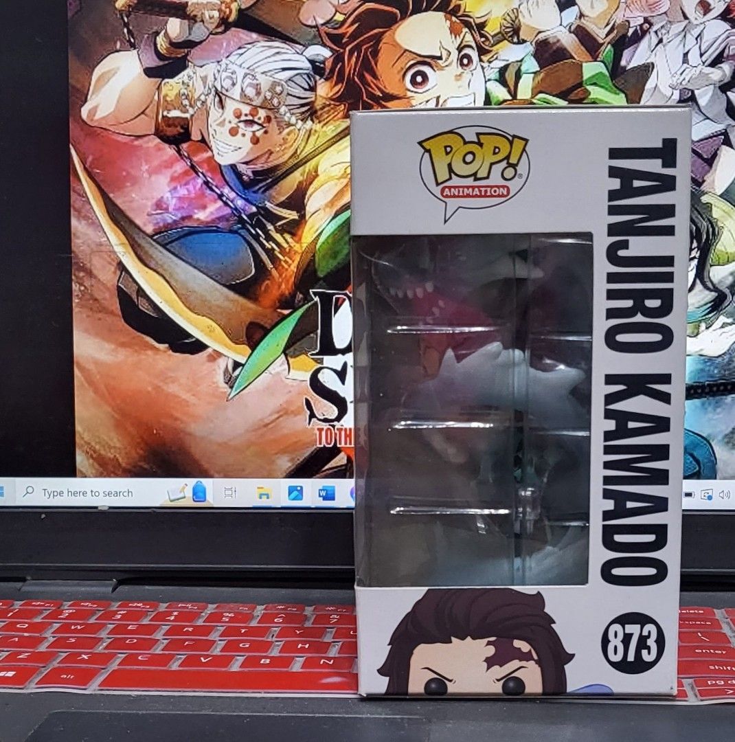 Funko Pop! Demon Slayer: 873 Tanjiro Kamado - GITD Box Lunch Exclusive ...