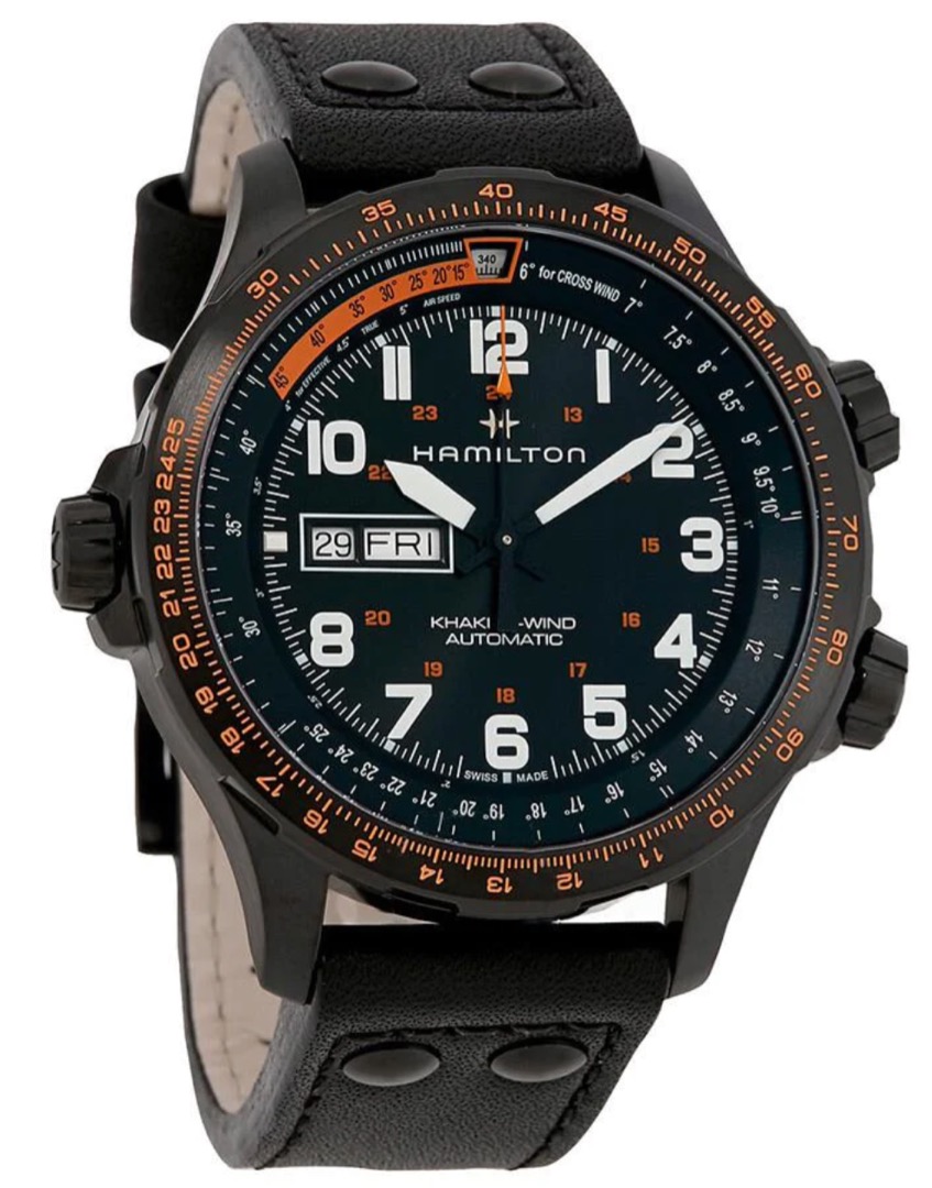 Hamilton Khaki Aviation X-Wind Day Date Auto 45mm H77785733, Luxury ...