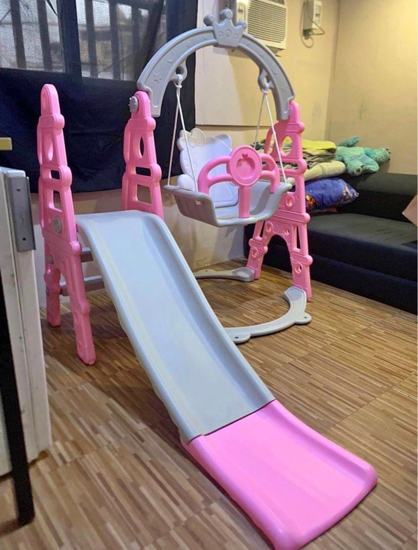 Hello kitty swing and slide set, Babies & Kids, Infant Playtime on ...