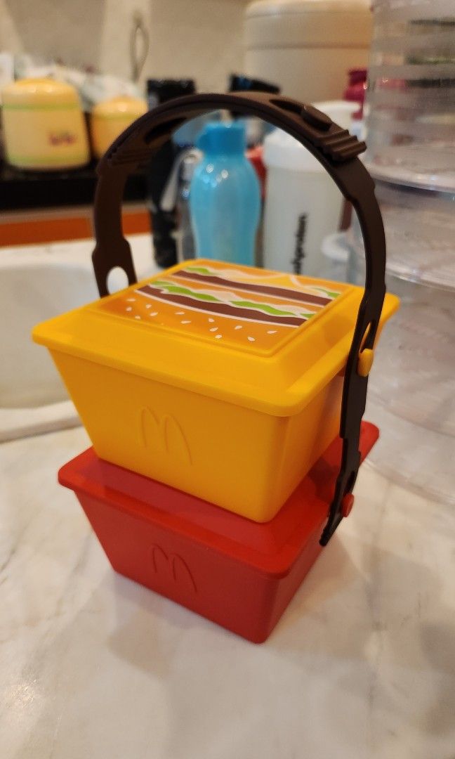 Limited Edition Mcdonald's Multi-Tier Lunch Box with Handle, Furniture ...