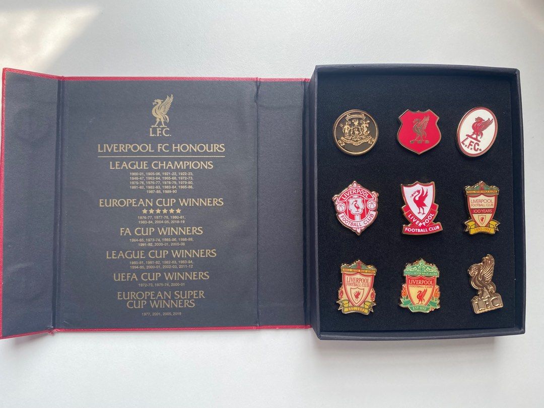 Liverpool FC Crest Badge Set, Hobbies & Toys, Collectibles ...