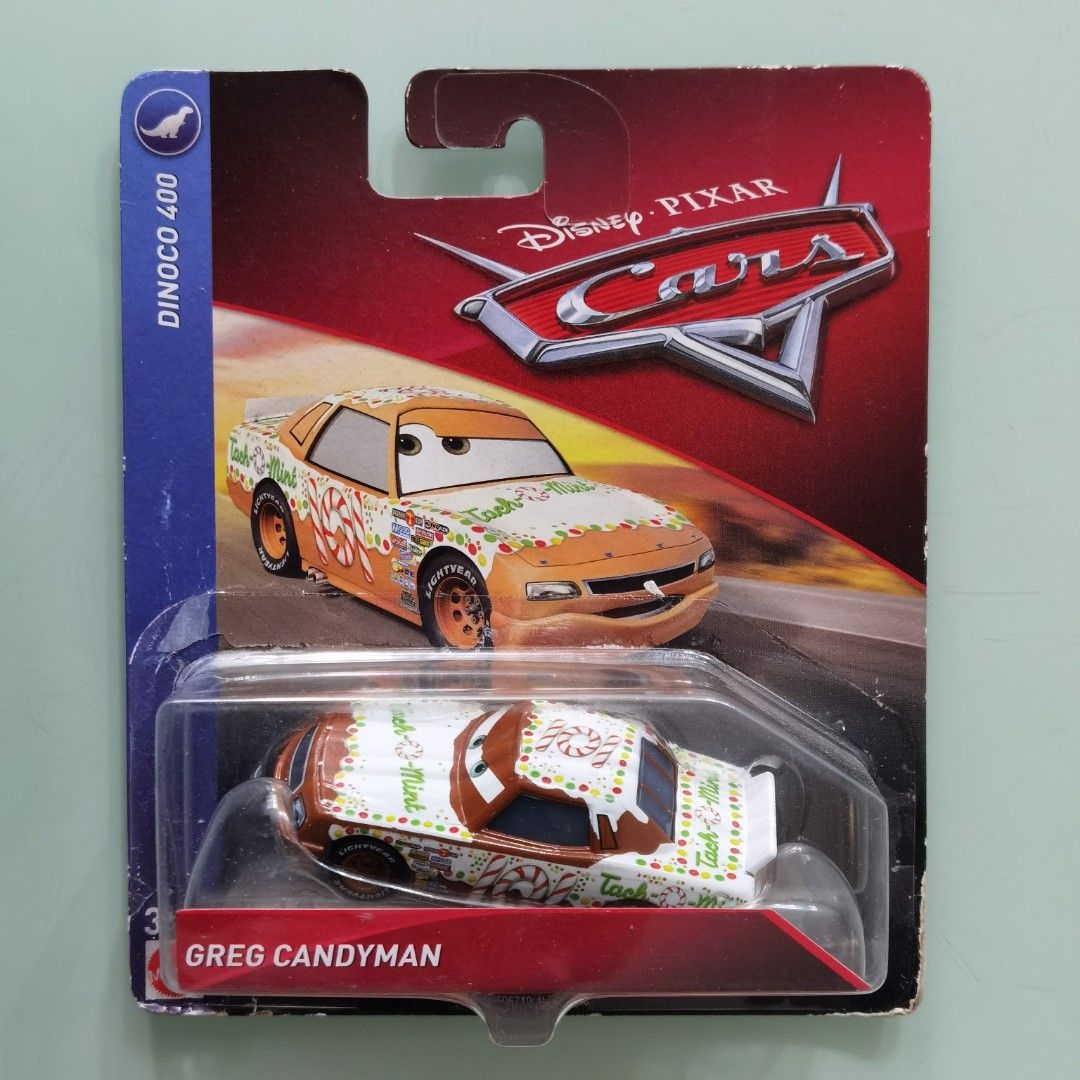 Mattel Disney Pixar Cars 反斗車王 Dinico 400 Greg Candyman (Tach-O-Mint ...