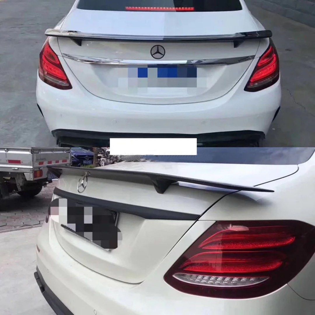 Mercedes Benz E Class W213 carbon fiber rear spoiler wing, Car Parts ...