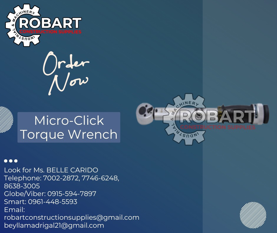 Micro-Click Torque Wrench, Commercial & Industrial, Construction Tools ...