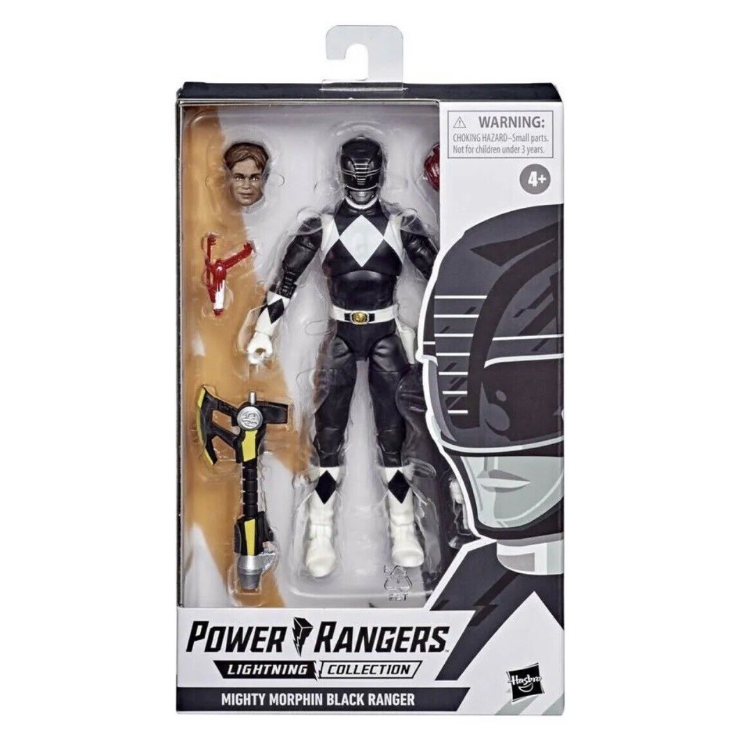MISB Power Rangers Lightning Collection Mighty Morphin Zack Taylor ...