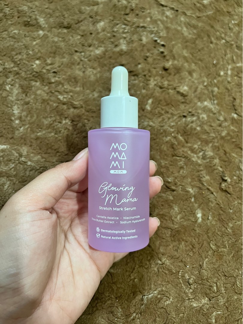 Momami stretch mark serum, Kesehatan & Kecantikan, Kulit, Sabun & Tubuh ...