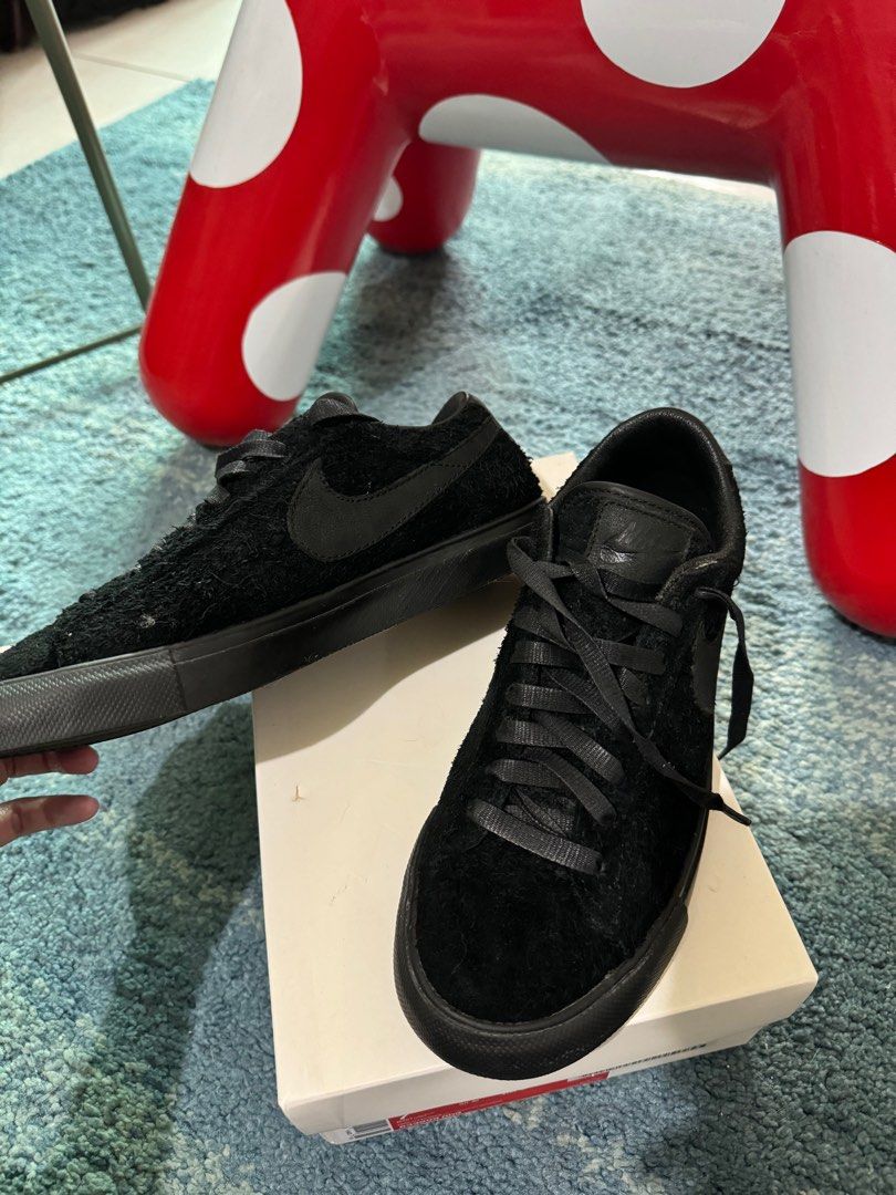 NIKE BLAZER LOW PREM CDG SP川久保玲聯名款（UK6/25cm), 她的時尚, 鞋類, 運動鞋、球鞋在旋轉拍賣