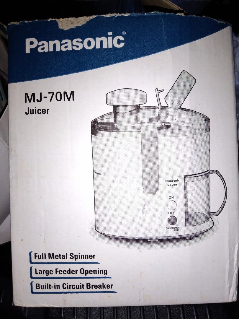 Panasonic Juicer MJ-70M, TV & Home Appliances, Kitchen Appliances ...