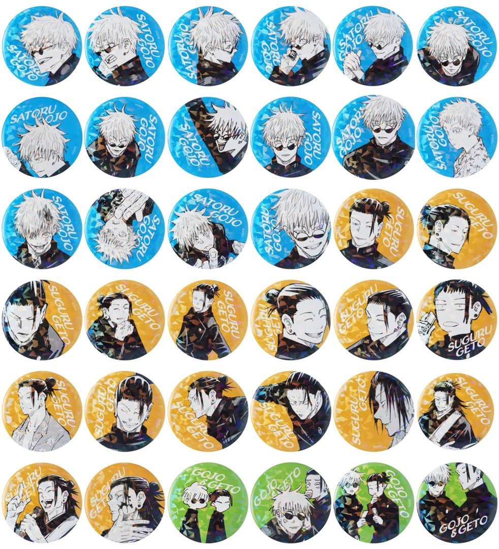 [PO] Jujutsu Kaisen All Star Holo Can Badges Holographic | Gojo Satoru ...