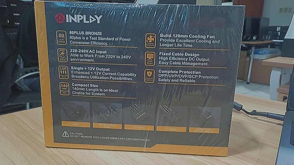 POWER SUPPLY - INPLAY ULTRA SERIES GS550W, Computers & Tech, Parts ...