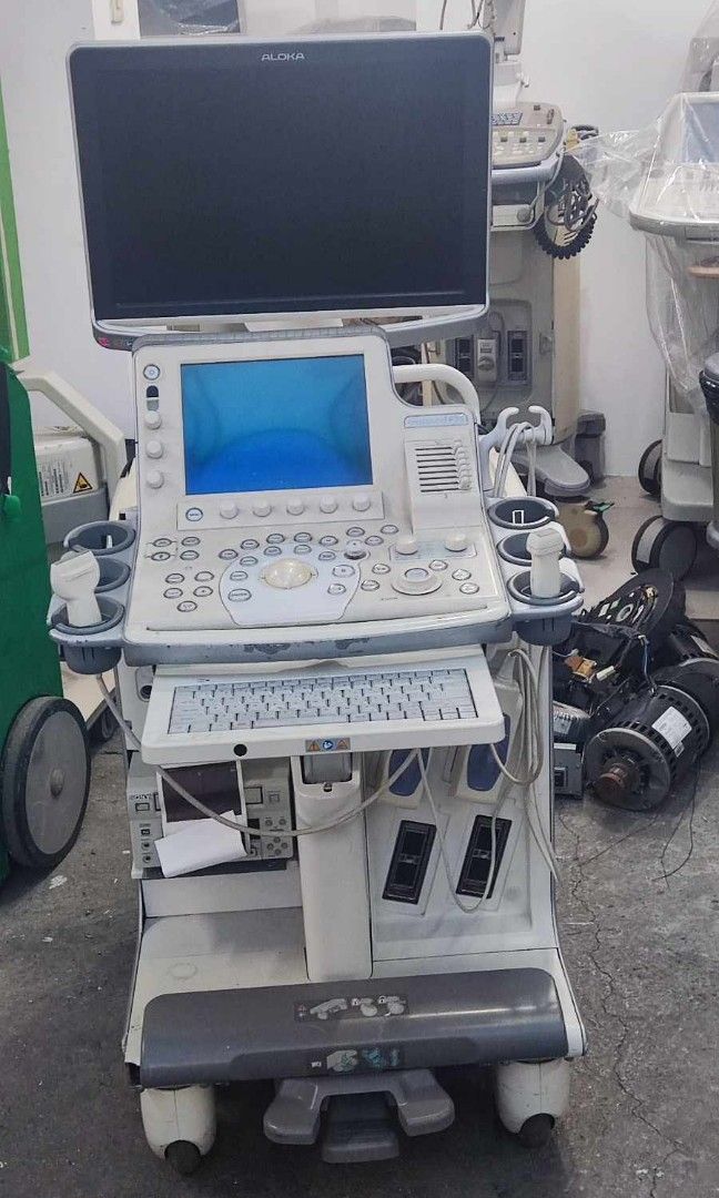 Prosound F75 ultrasound machine, Health & Nutrition, Medical Supplies ...