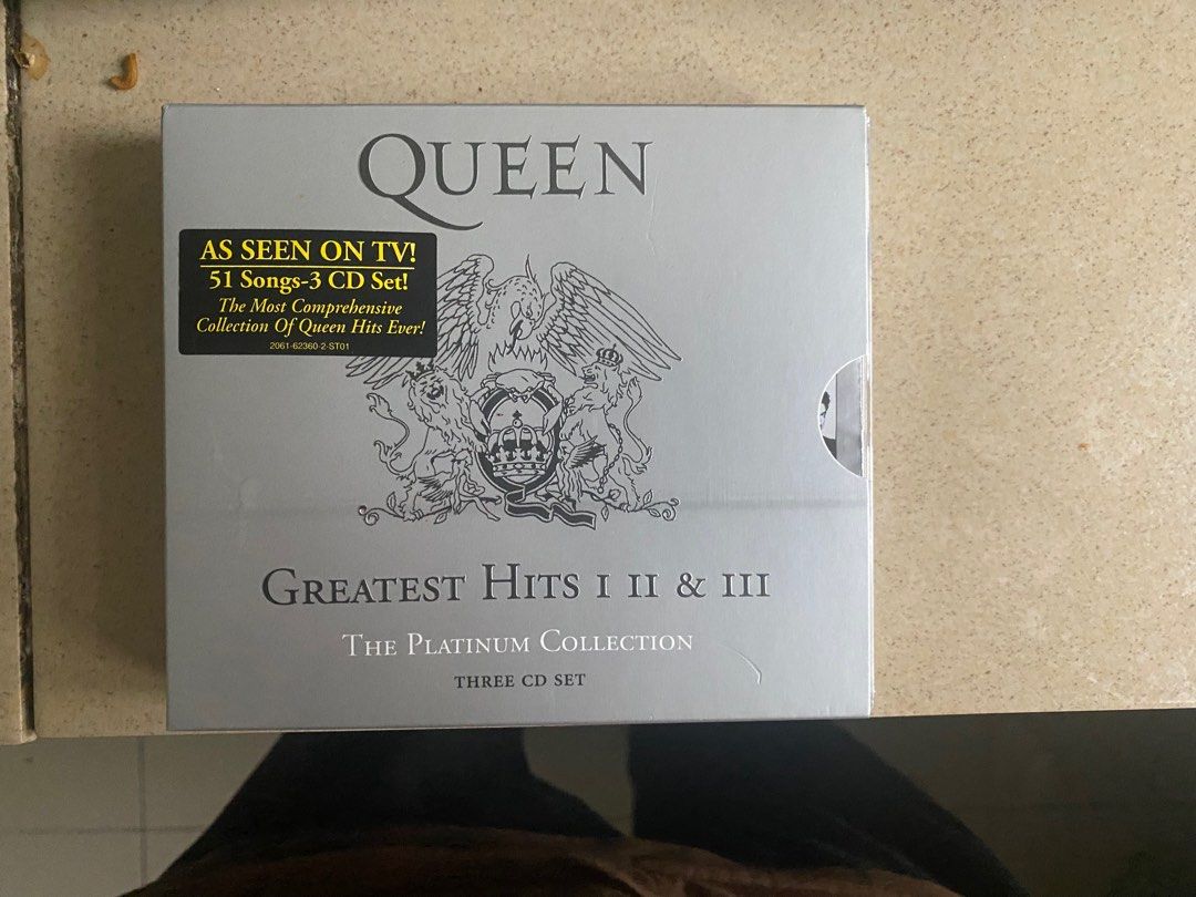 Queen platinum collection greatest hit 1, 2 and 3, Hobbies & Toys ...