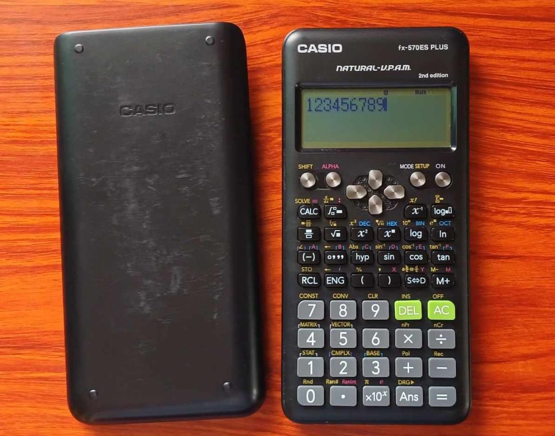 SCIENTIFIC CALCULATOR (CASIO fx-570ES PLUS), Computers & Tech, Office ...