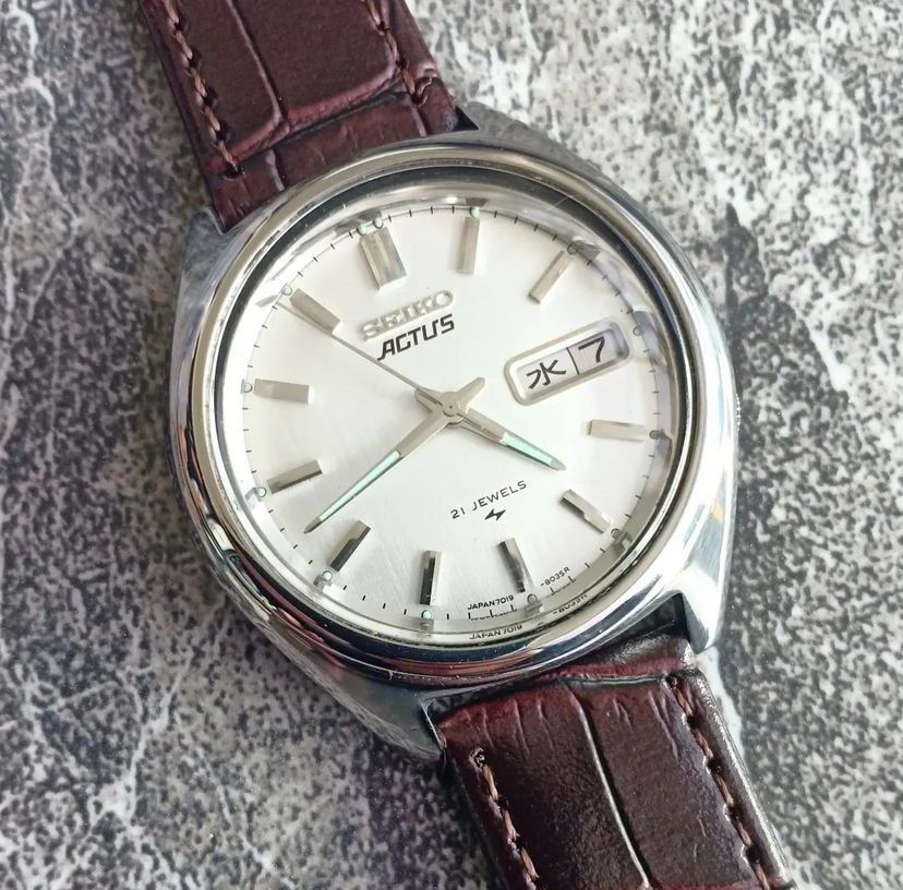 Seiko Actus JDM Vintage Automatic, Fesyen Pria, Jam Tangan di Carousell