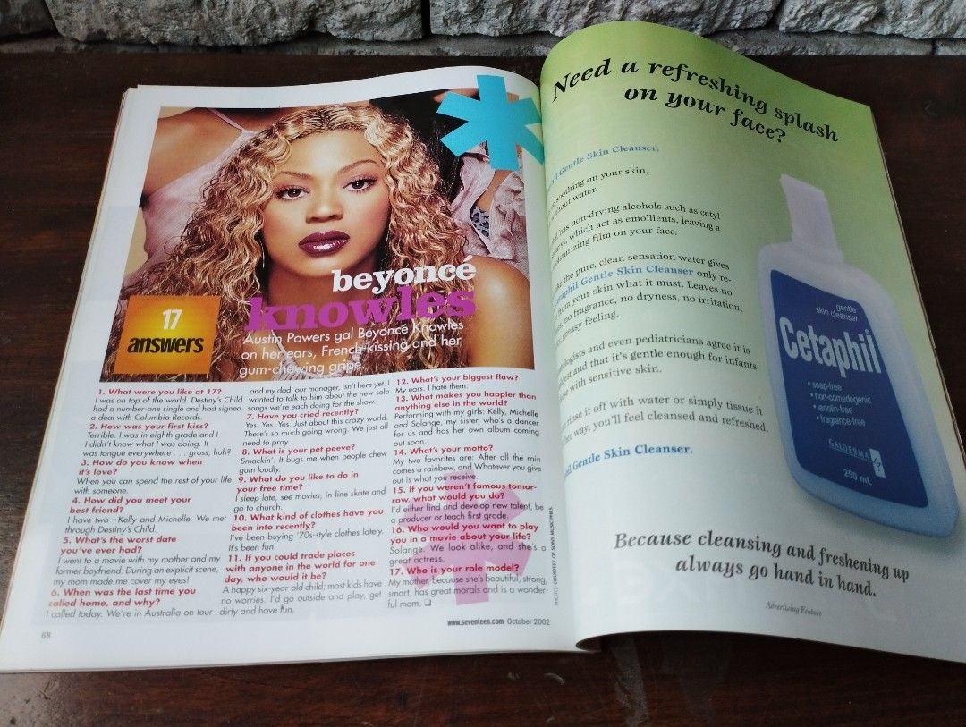 Seventeen (PH) Magazine - October 2002 - Julia Stiles, Hobbies & Toys ...