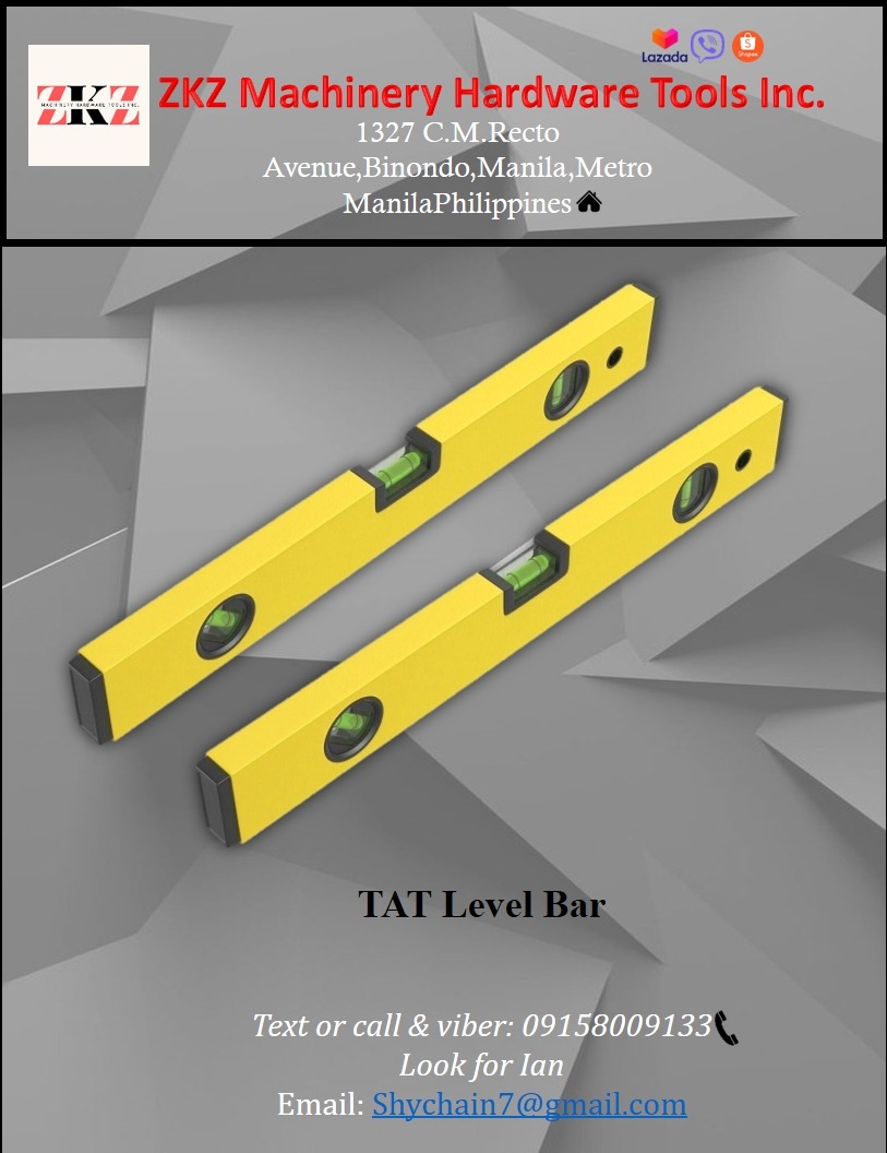 TAT Level Bar 100cm, Commercial & Industrial, Construction Tools ...
