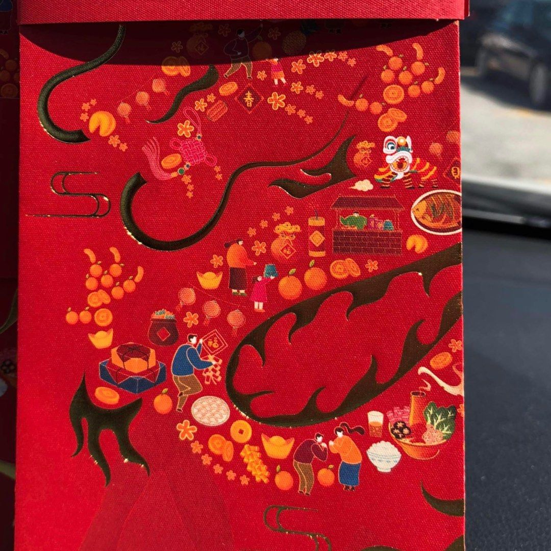 UOB Red Packet Dragon Red Packet, Hobbies & Toys, Stationery & Craft ...