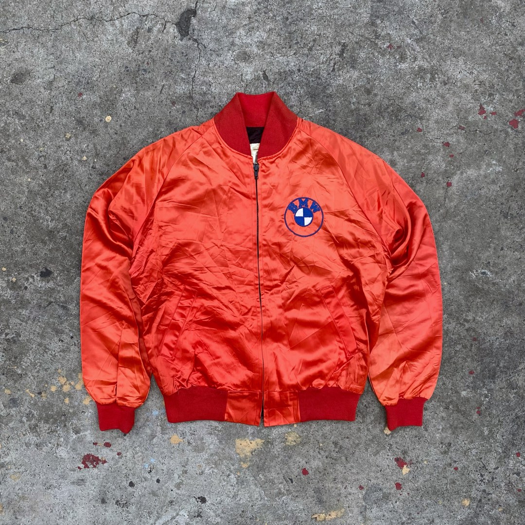 Vintage BMW Satin Varsity Jacket, Men's Fashion, Coats, Jackets and ...
