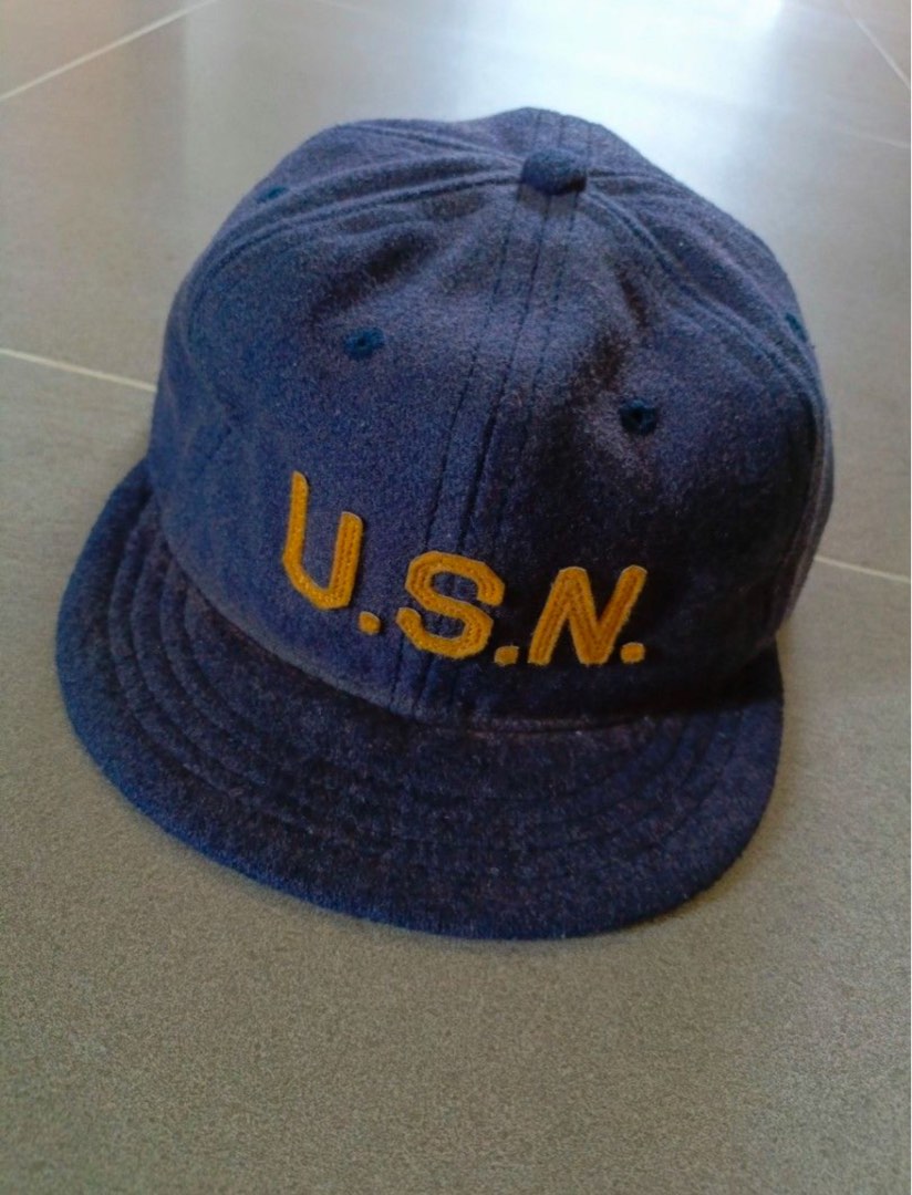 Vintage Cap USN Army Ebbets Field Flannel USA, Men's Fashion, Watches & Accessories, Cap & Hats ...