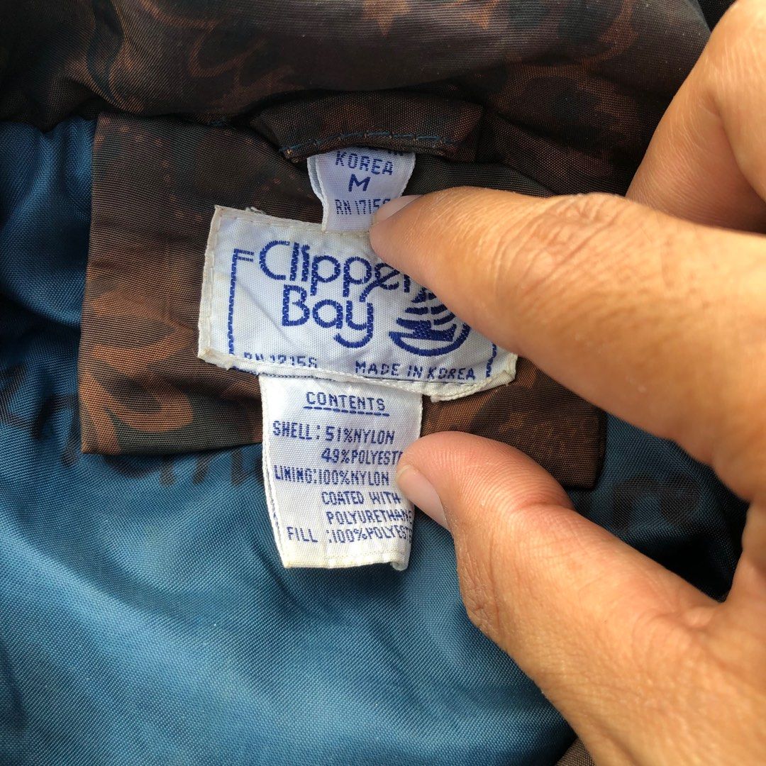 Vintage Clipper Bay Puffer Jacket made in korea, Men's Fashion, Coats, Jackets and Outerwear on ...