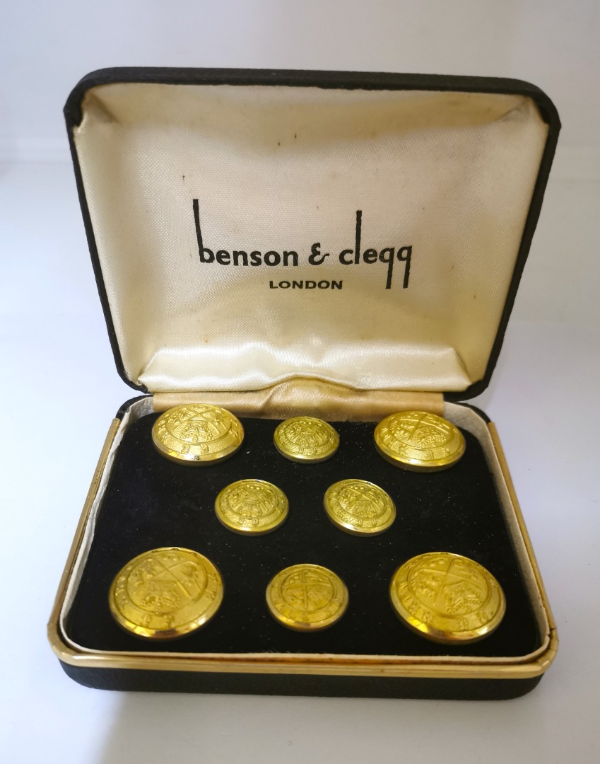 Vintage Golf Club Blazer Button Set (Benson & Cleqq London), Hobbies ...