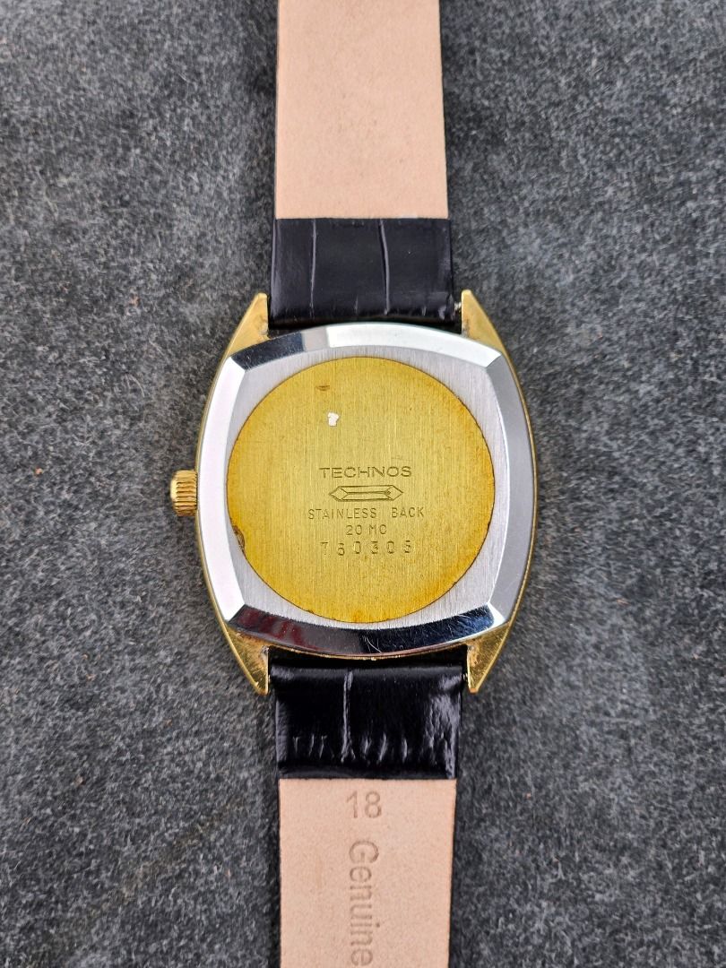 Vintage Technos Extra Quartz Swiss Watch, Men's Fashion, Watches & Accessories, Watches on Carousell