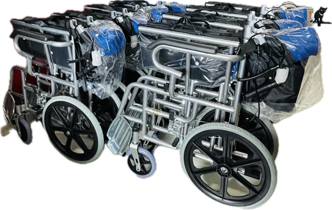 Wheelchair Pushchair PROMOTION YISHUN Area foldable lightweight with ...