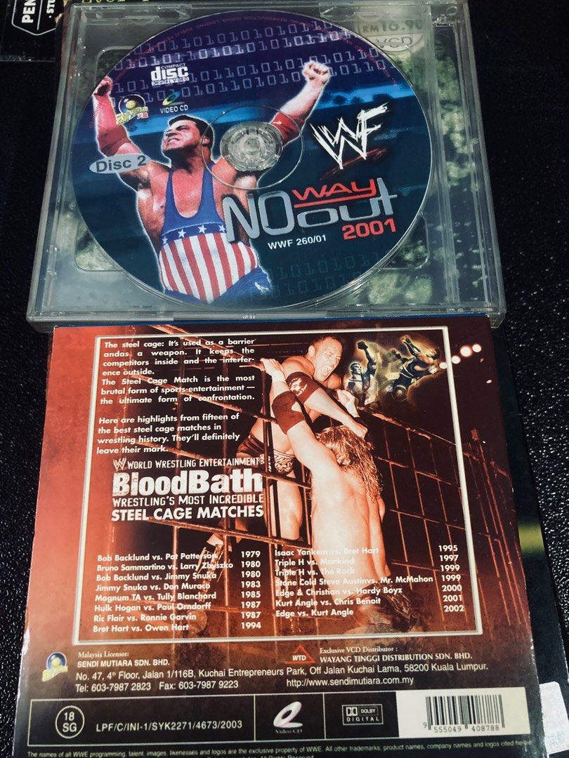 WWE WWF Classic vcd, Hobbies & Toys, Music & Media, CDs & DVDs on Carousell