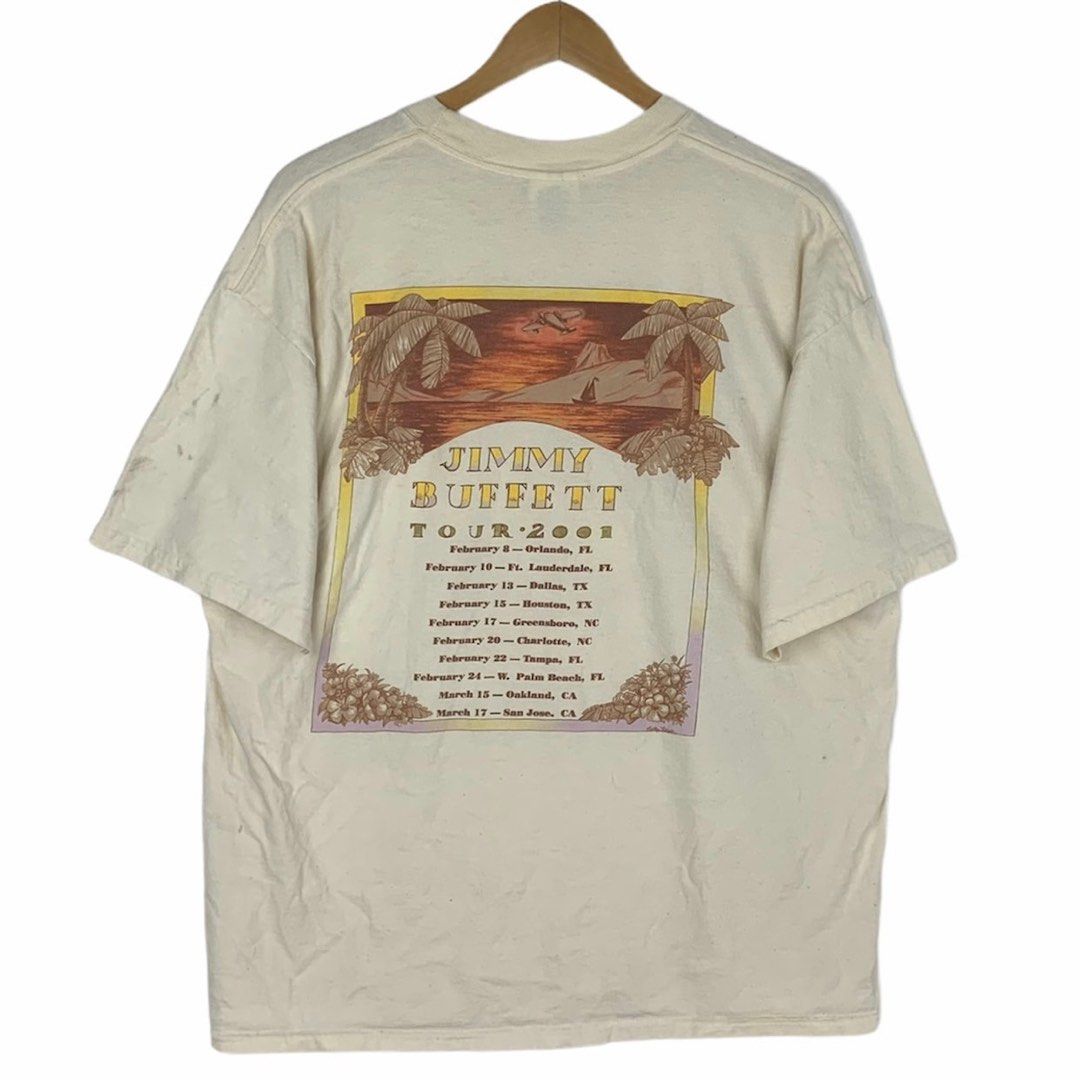 Y2k Jimmy Buffet, Men's Fashion, Tops & Sets, Tshirts & Polo Shirts on ...