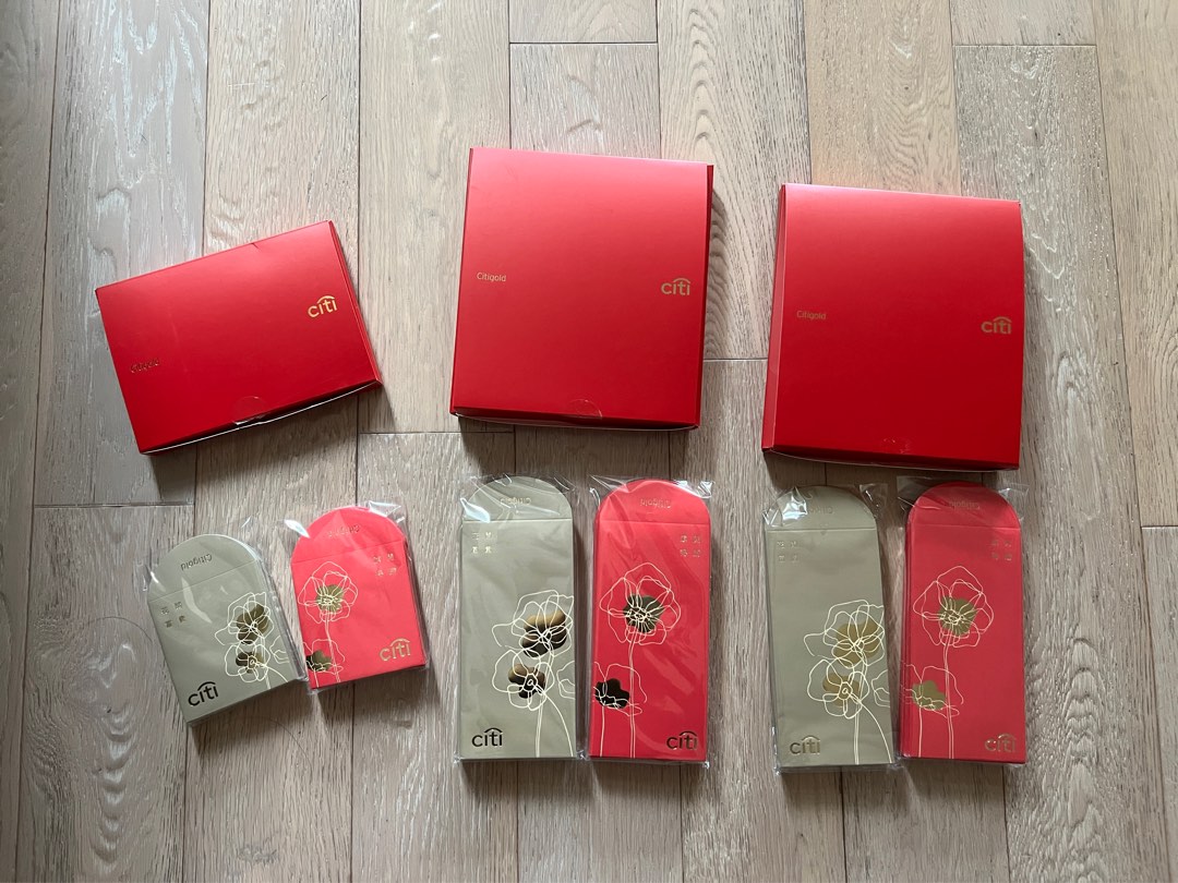 2024 Citibank citigold red packets 2024花旗銀行利是封, 興趣及遊戲, 手作＆自家設計, 文具及工藝 ...