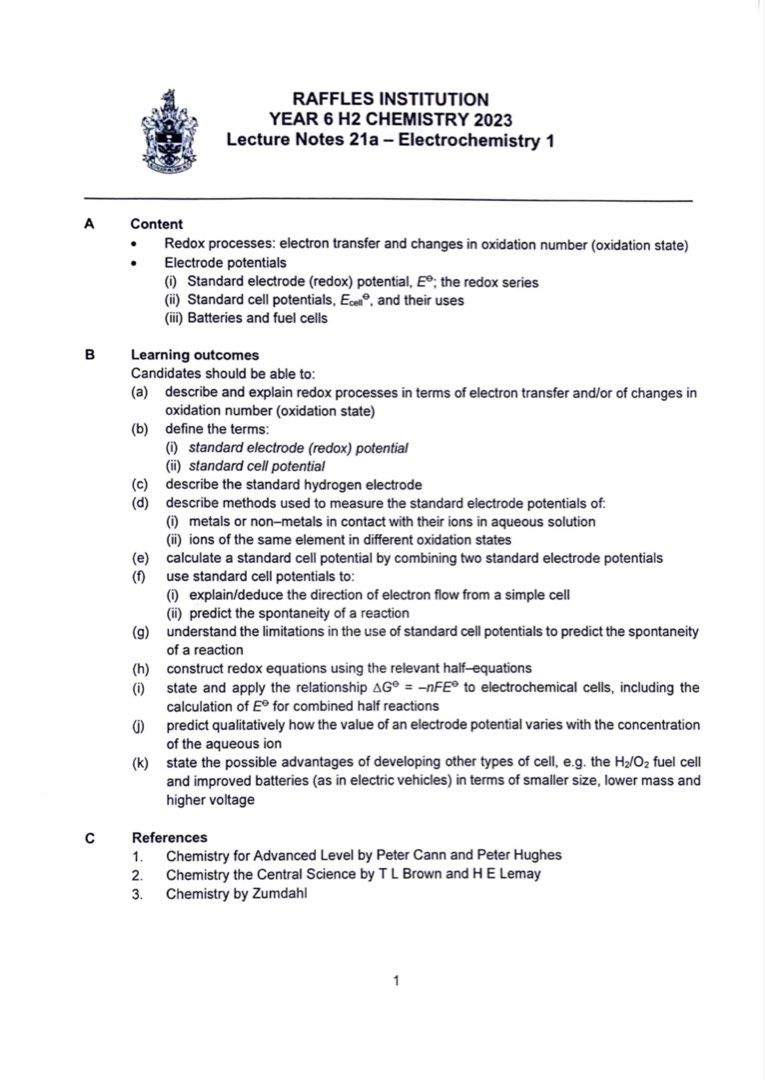 📚[2025 PCME + GP] A Level Notes FULL J1 J2 H2 Physics Phy Chem ...