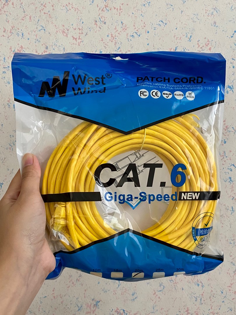 20M LAN Cable, Computers & Tech, Parts & Accessories, Cables & Adaptors ...